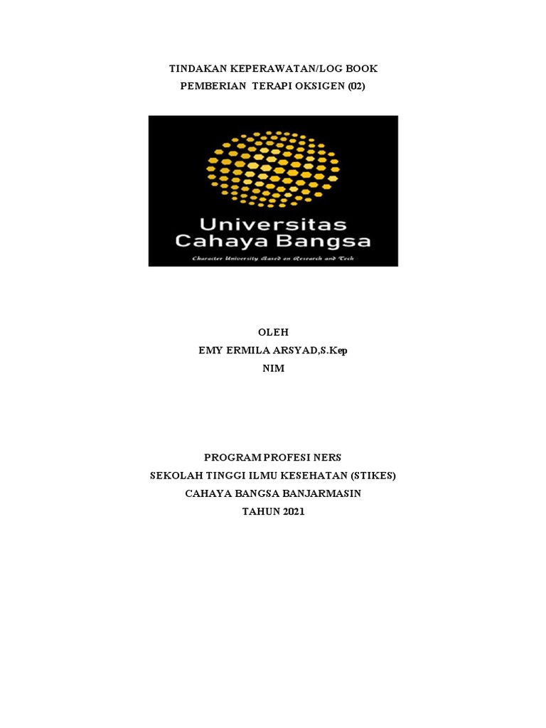 Instrumen Evaluasi Log Book Oksigen | PDF