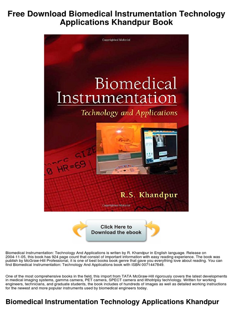 Biomedical Instrumentation Technology Guide | PDF | Biomedical ...