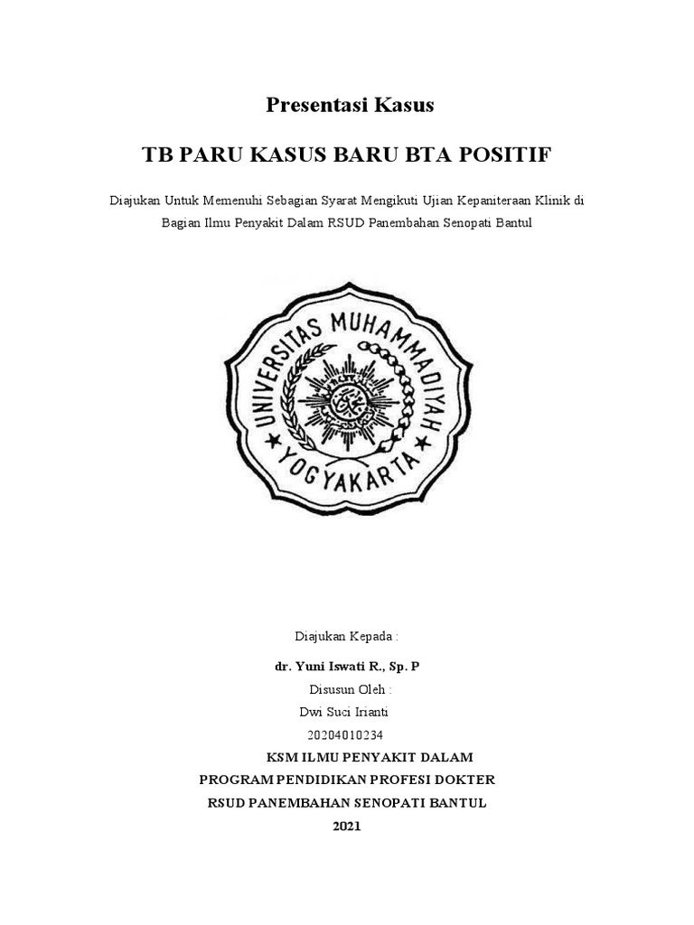 Presus TB Paru-Dwi Suci Irianti | PDF