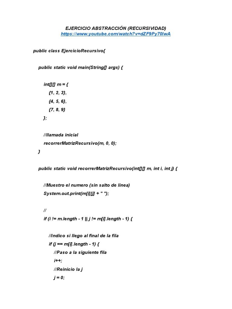 Ejercicio Abstracción | PDF