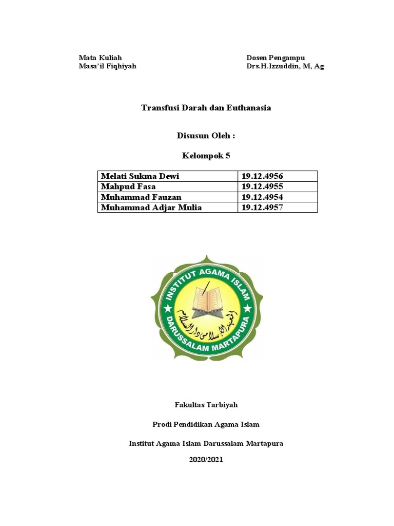 Kel.5 Masail Fiqhiyah | PDF