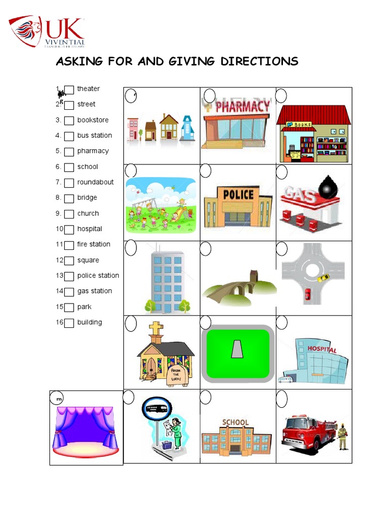 Asking For and Giving Directions | PDF