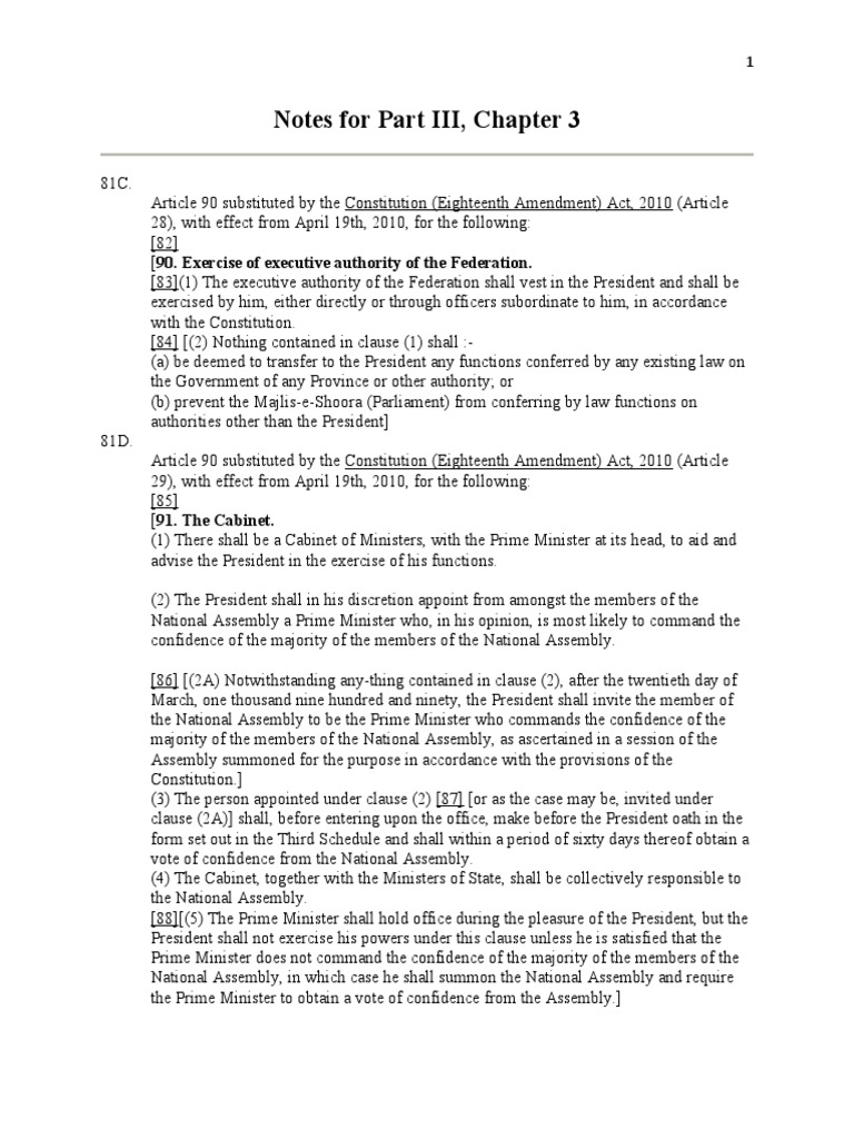 Notes For Part III, Chapter 3 | PDF | Presidents Of The United States ...