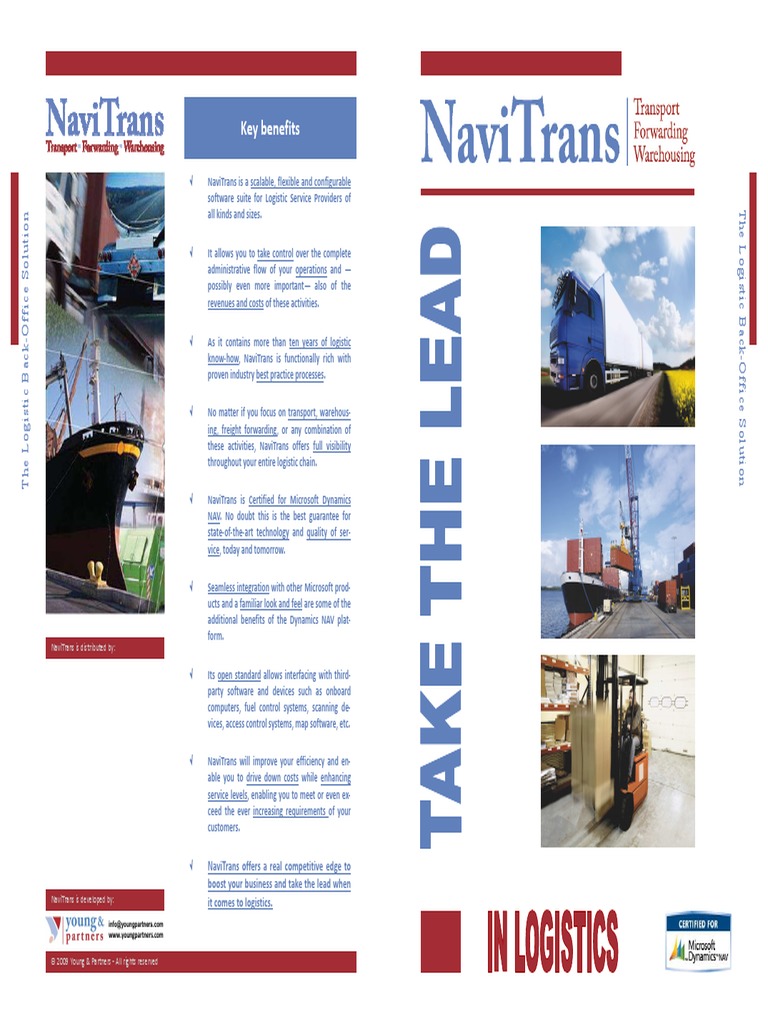 NaviTransProduct Booklet | PDF | Microsoft Dynamics Nav | Logistics