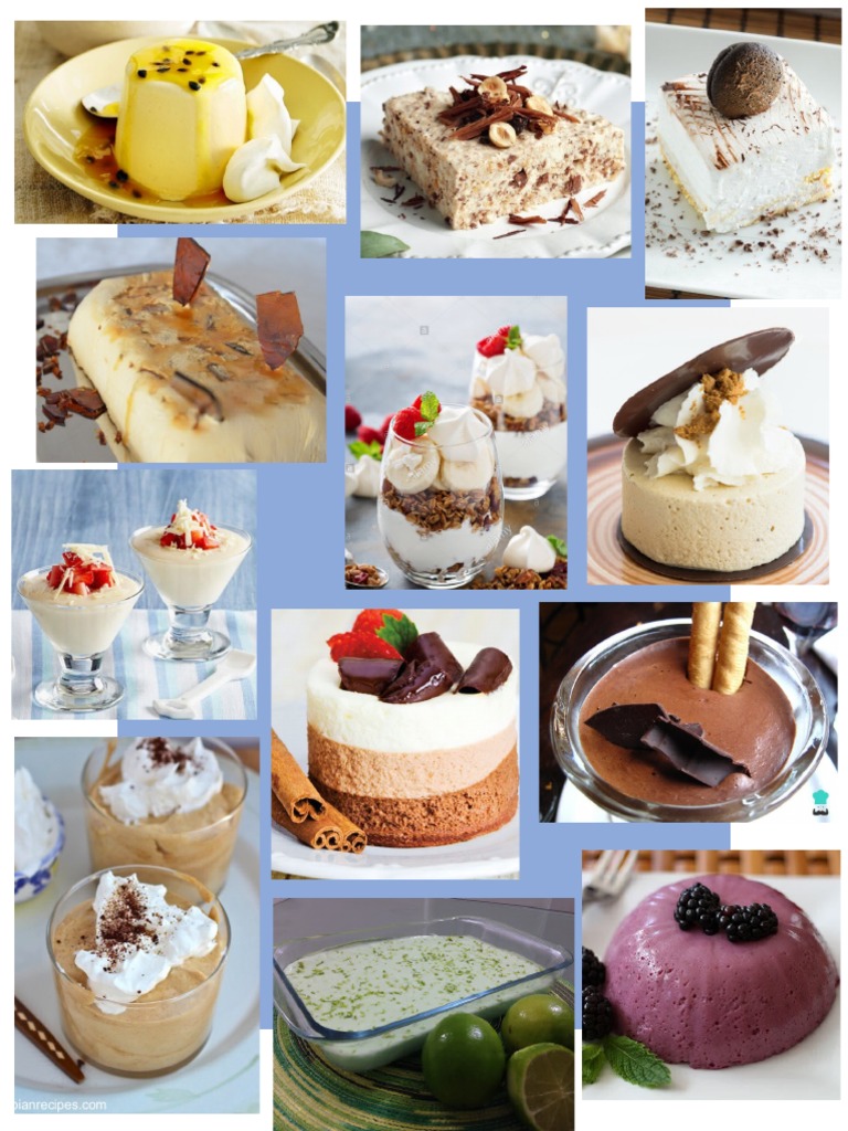 Collage Postres Semifríos Resuelto | PDF