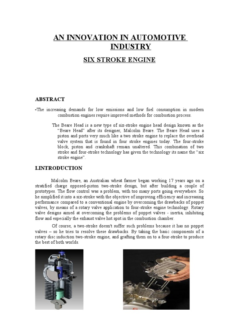 An Innovation in Automotive Industry | PDF | Computers | Technology ...