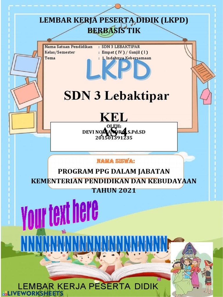 LKPD Kelas IV Tema 1 Sub 1 | PDF