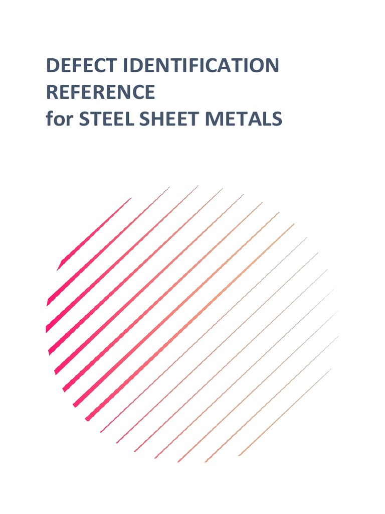 Defect Identification Reference For Steel Sheet Metals PDF | Download ...