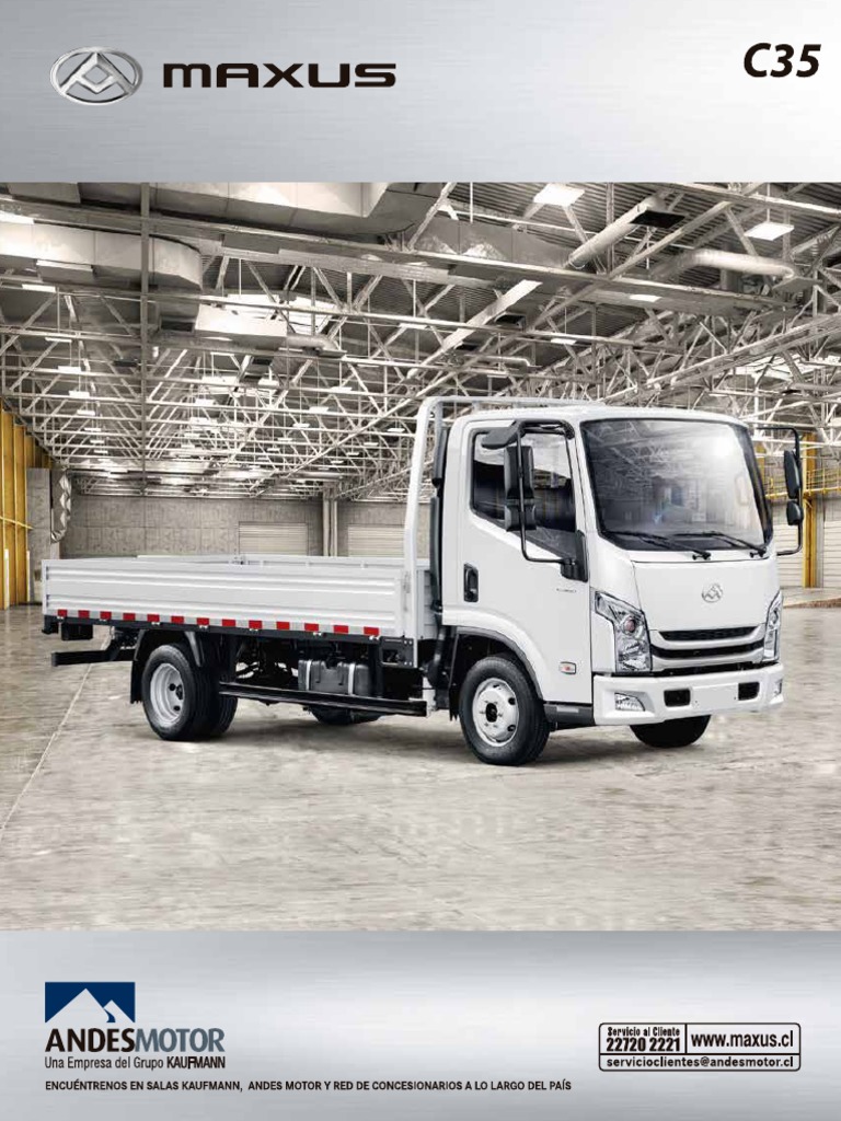 Ficha Técnica Maxus C35 y C35 L 2020 | PDF