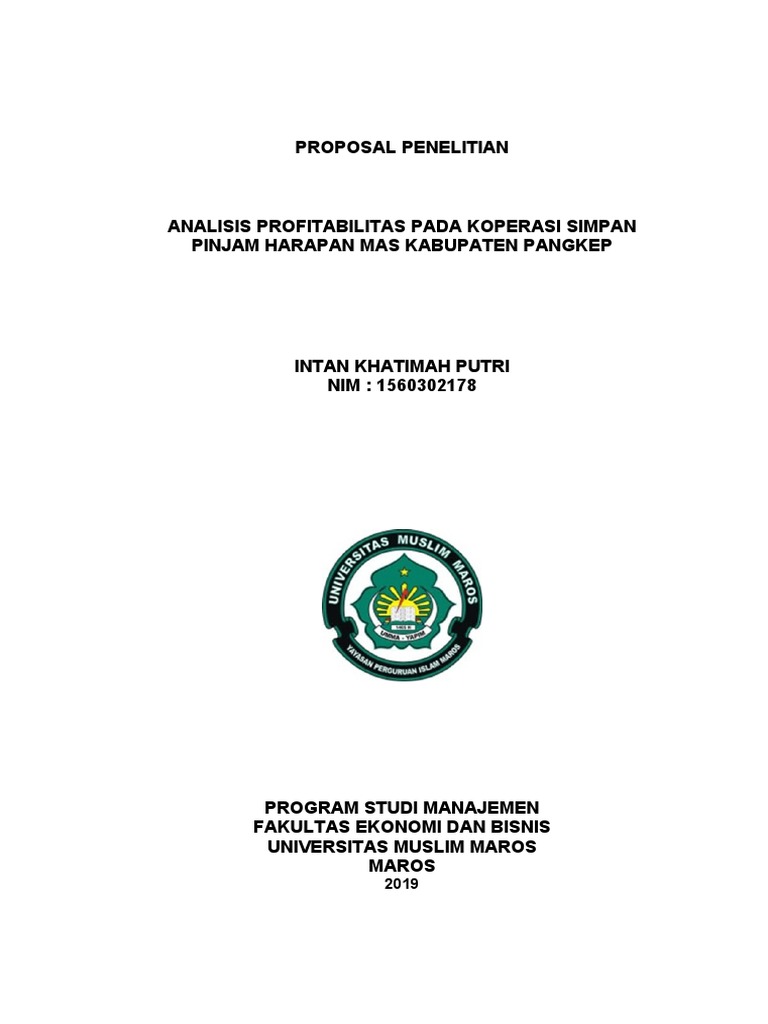 Contoh PROPOSAL | PDF