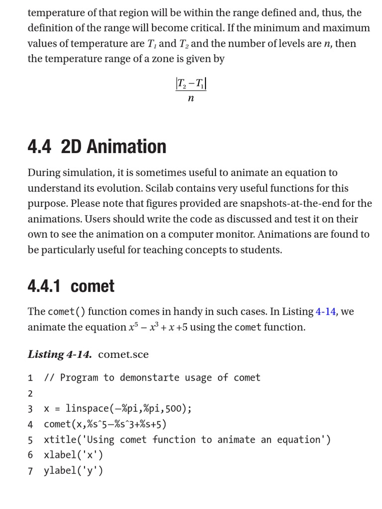 11-2D Animation and Multiple Plots | PDF | Function (Mathematics ...