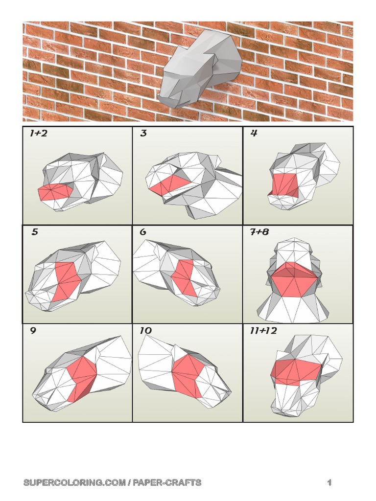 Head Tiger Paper Crafts | PDF