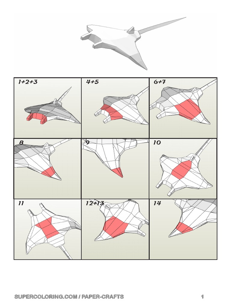 Manta Ray Paper Crafts | PDF