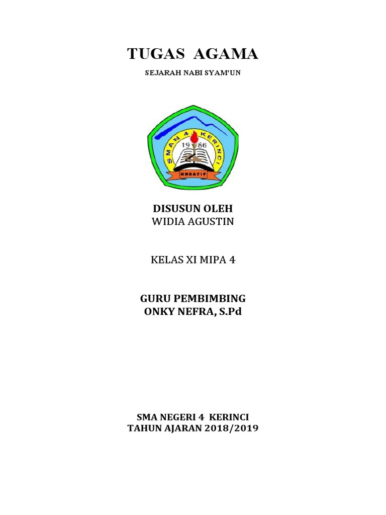 Sejarah Nabi Syam'un | PDF