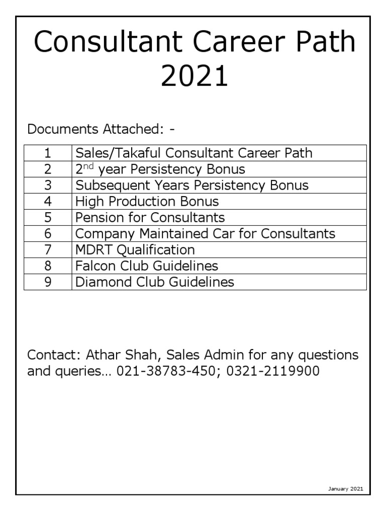 Consultant Career Progression Guide | PDF | Insurance | Pension