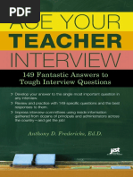 Teacher Interview Q&A Guide | PDF | Lesson Plan | Teachers