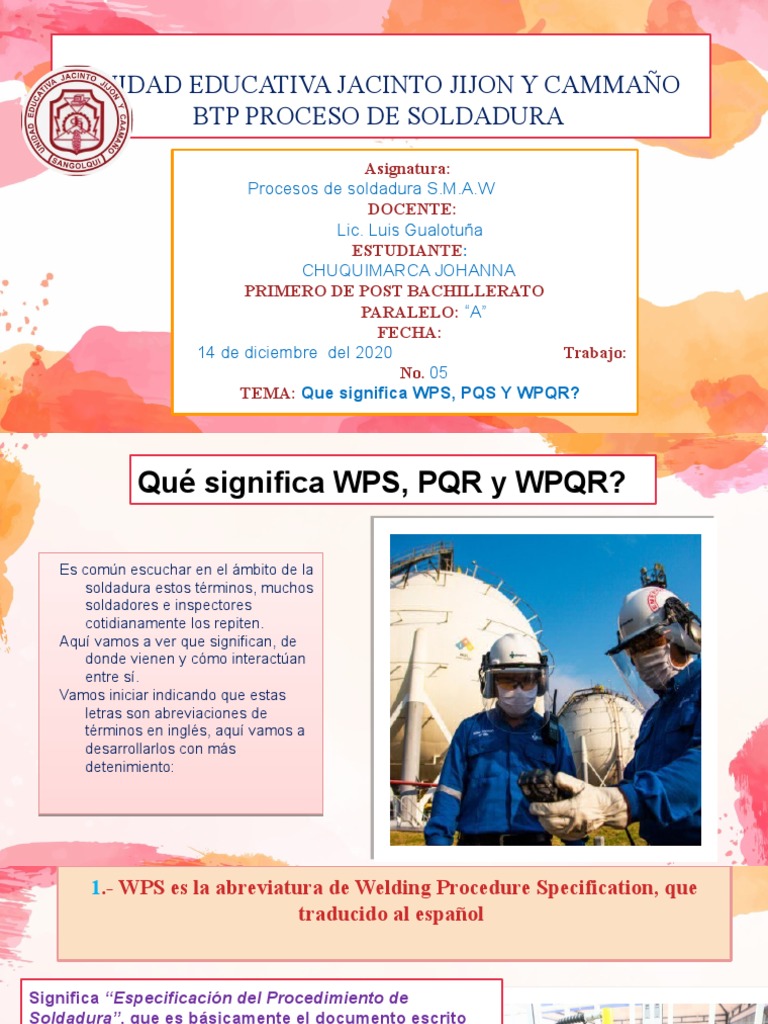 WPS PQR WPQR | PDF | Soldadura | Construcción