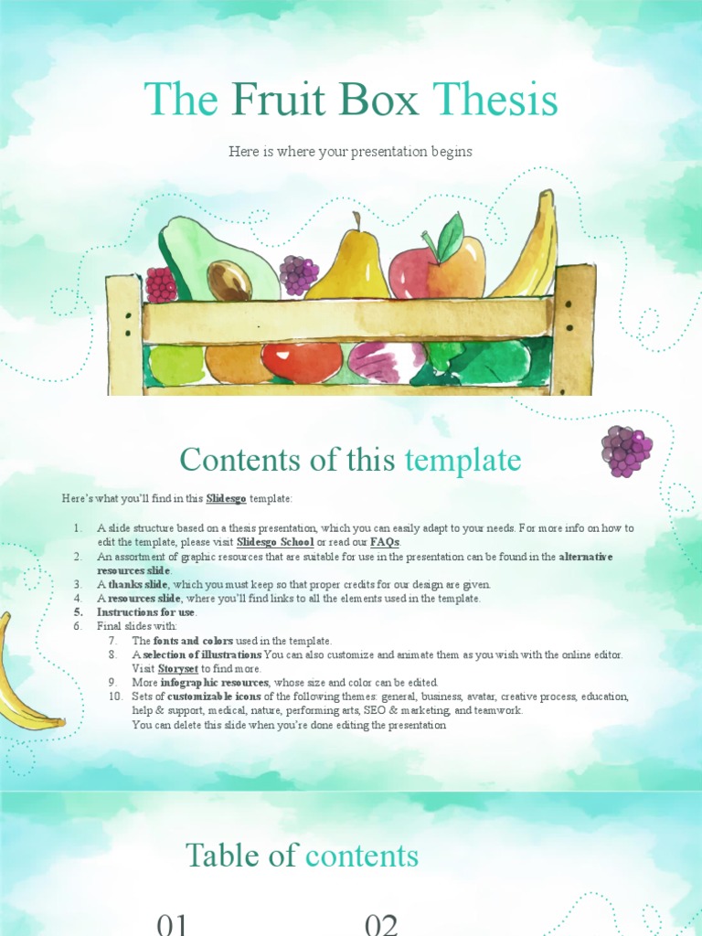 The Fruit Box Thesis by Slidesgo | PDF | Planets | Solar System