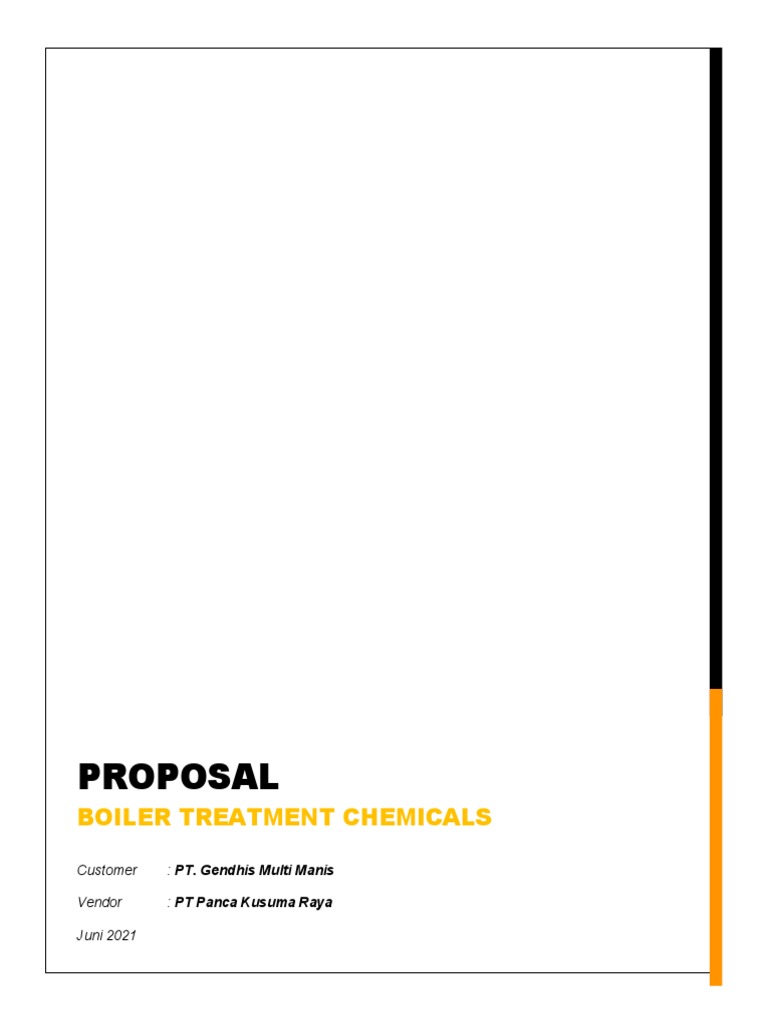 PROPOSAL - BOILER - Gendhis Multi Manis REV 24jun | PDF