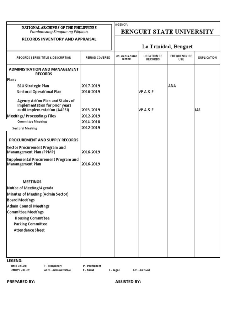NAP Form No. 1 Excel | PDF | Policy | Government