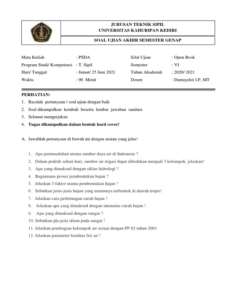 Uas Psda 2020-2021 | PDF