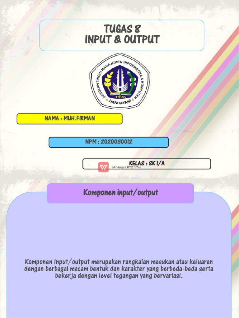 Input & Output | PDF