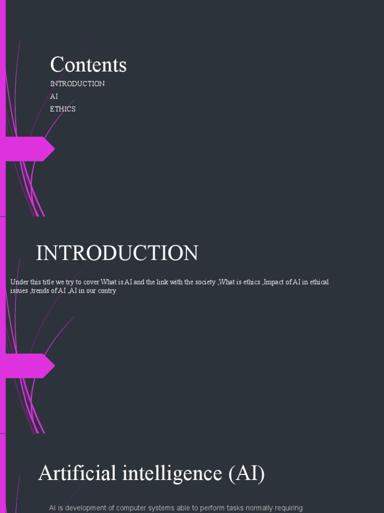 Contents | PDF | Artificial Intelligence | Intelligence (AI) & Semantics