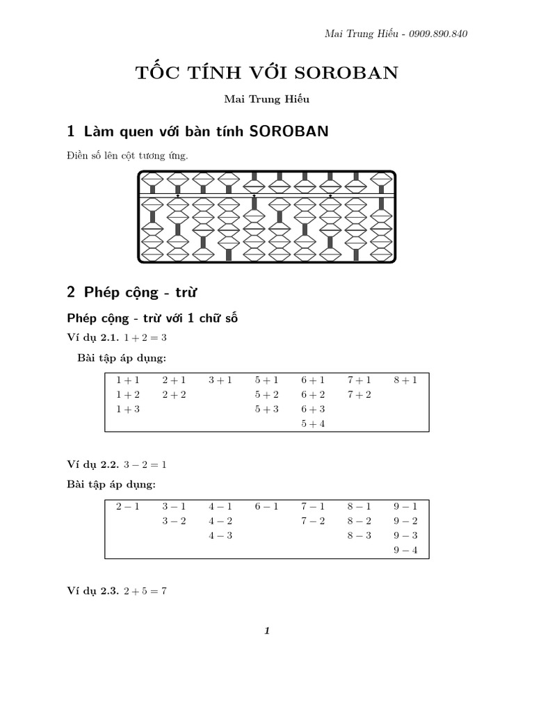 Soroban Free | PDF