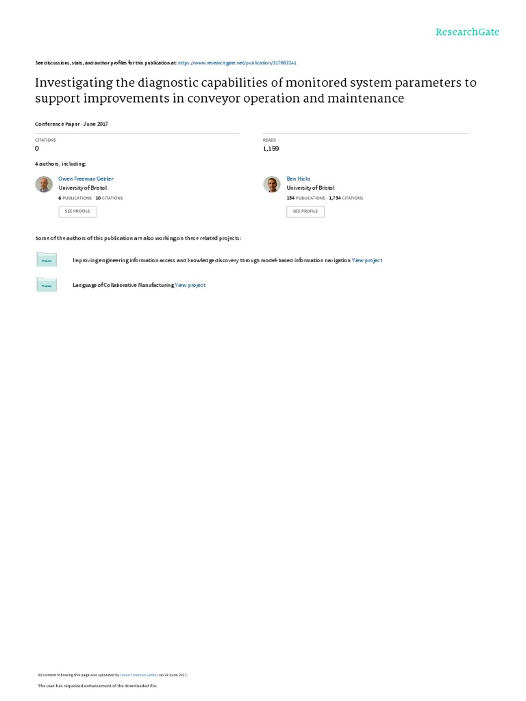 FMEA Conveyor 1 | PDF | Bearing (Mechanical) | Electric Motor