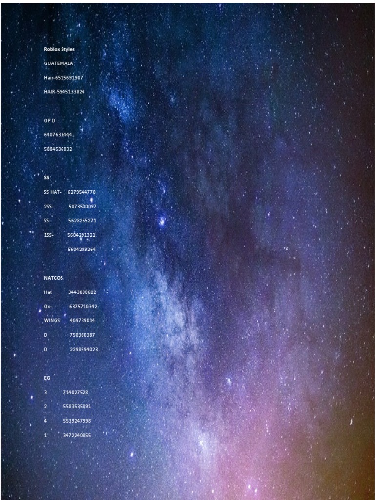Roblox Styles | PDF