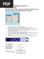 Autoclave Sterilization Temp & Time Chart | PDF