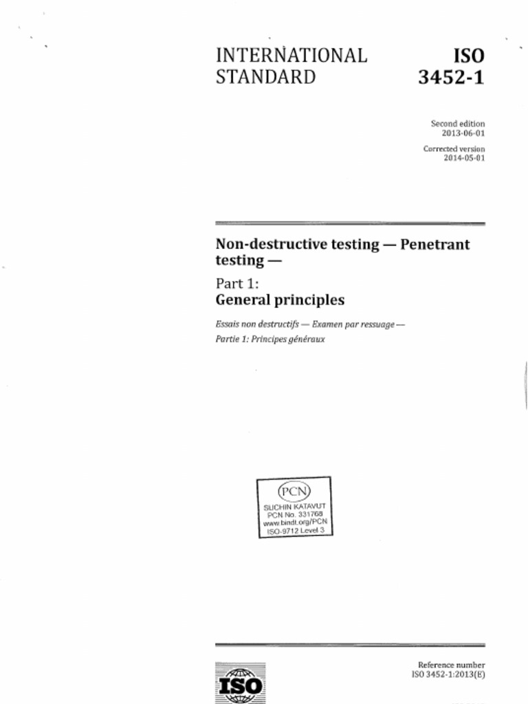Iso 3452-1 - 2014 | PDF