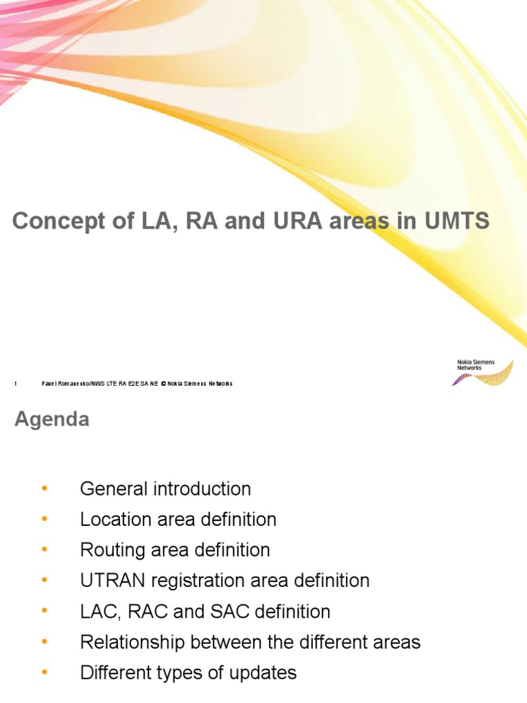 Concept of LA, RA and URA Areas in UMTS | PDF | Radio Resource ...