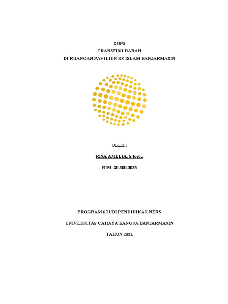Dops Transfusi Darah-Risa Amelia | PDF