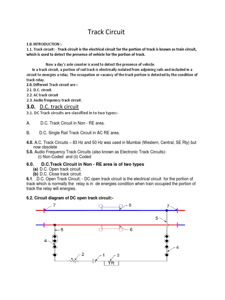 Track Circuit | PDF | Track (Rail Transport) | Relay