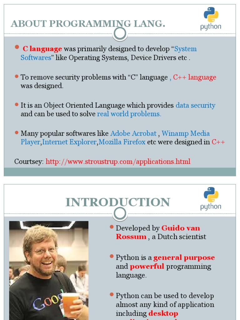 About Programming Lang.: C Language | PDF