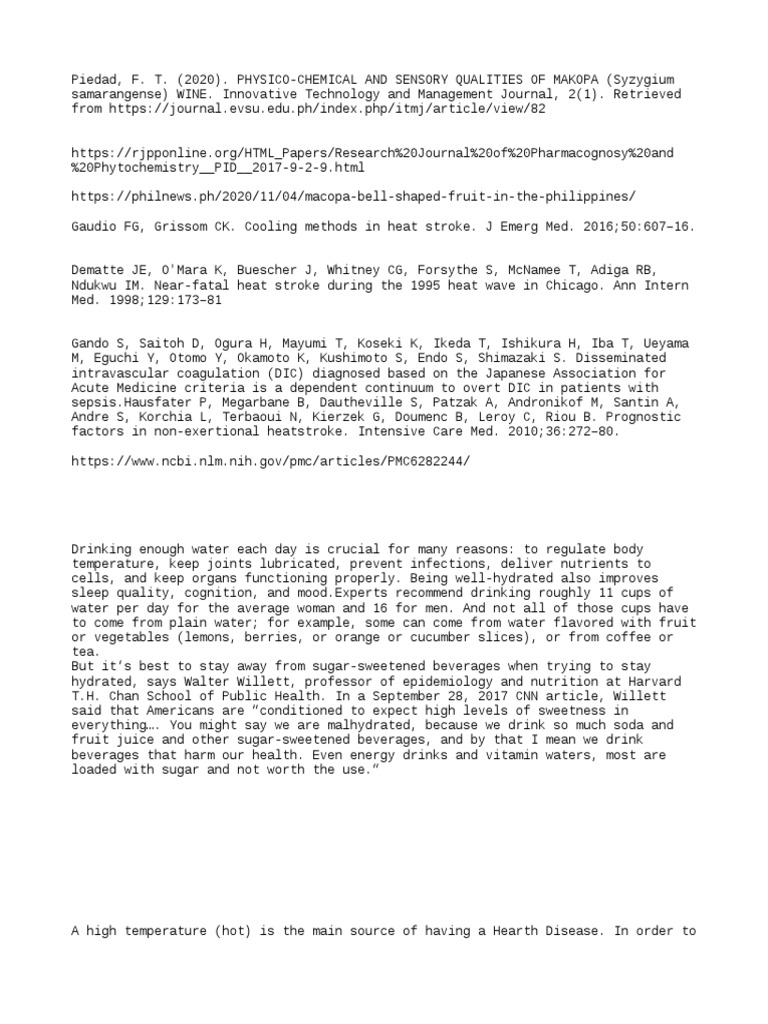 Bibliography in Sip | PDF | Soft Drink | Drink