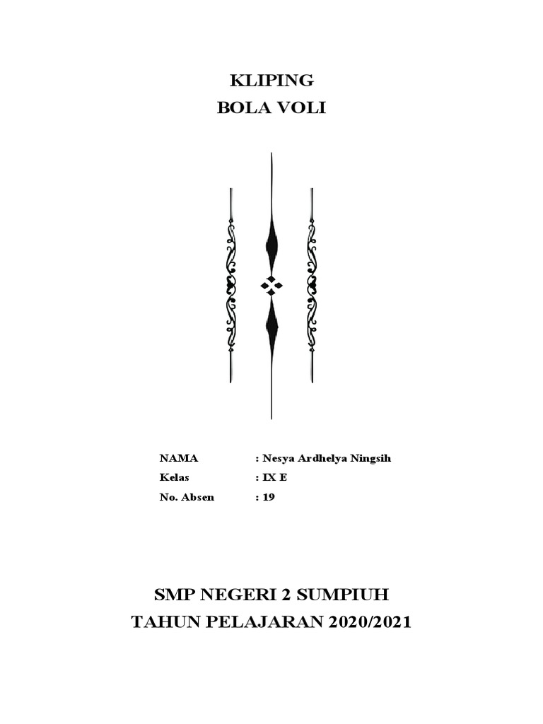 Kliping Bola Voly | PDF