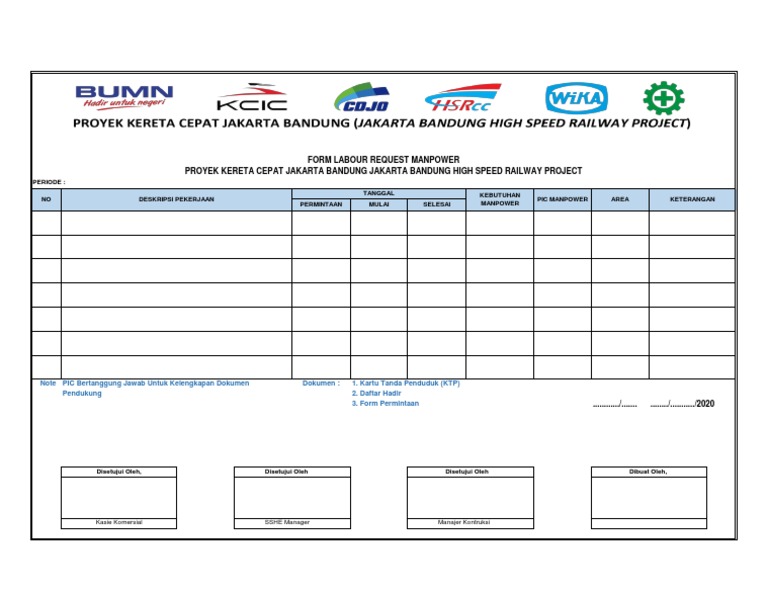 Form Request Pekerja | PDF | Teknologi & Rekayasa