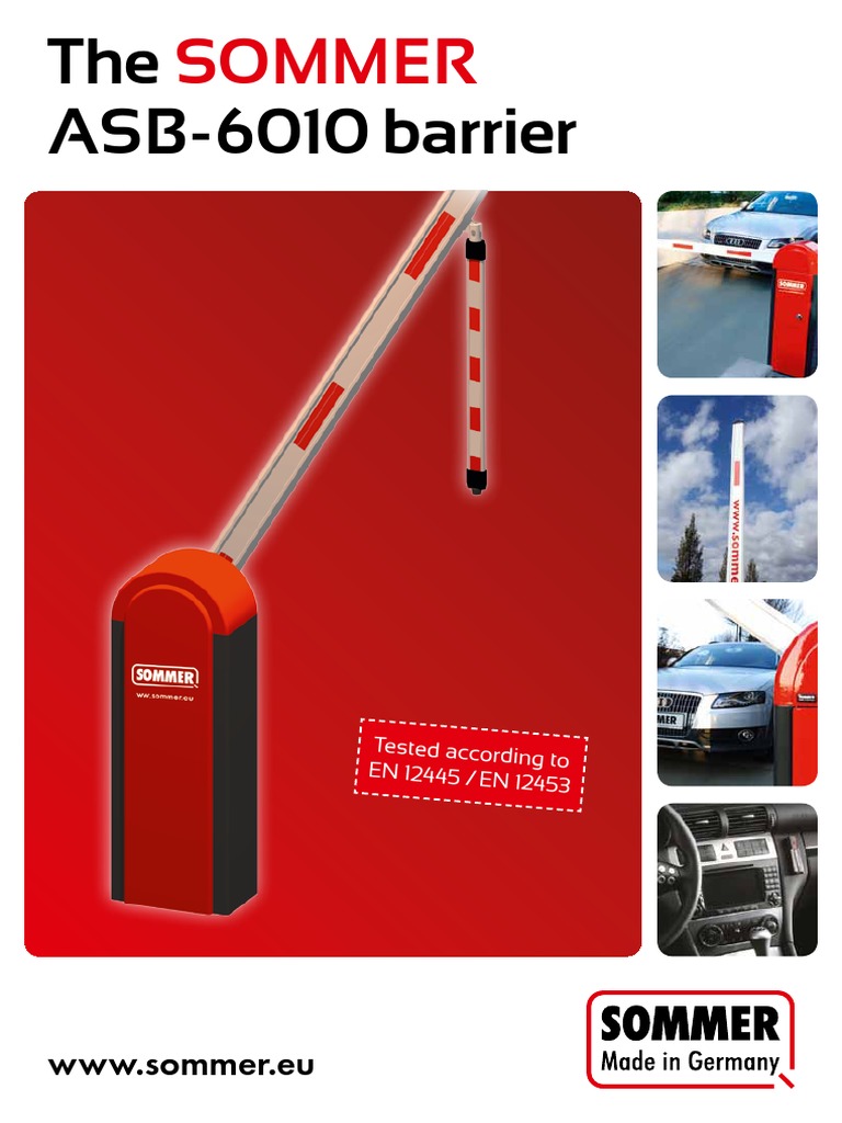 Sommer Traffic Barriers | PDF | Radio Control | Radio