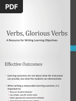 Action Verbs For Objectives | PDF | Educational Assessment ...