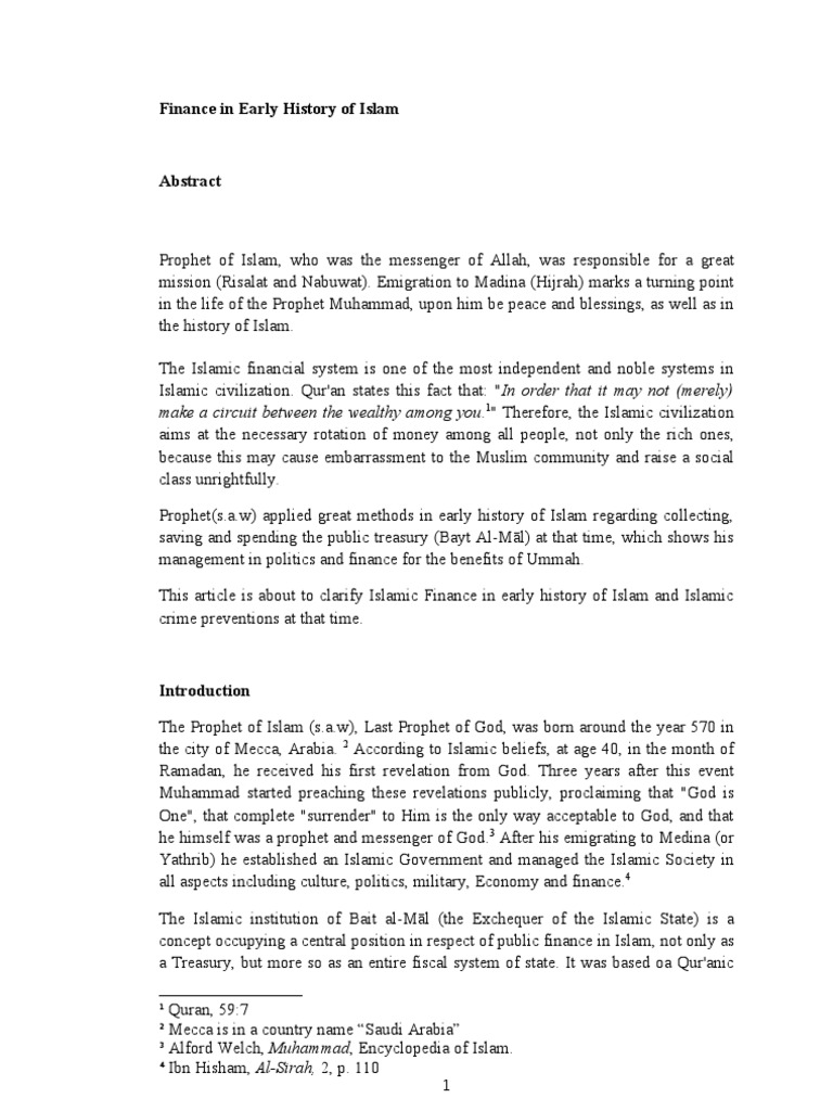 Early History of Islam | PDF | Muhammad | Quran