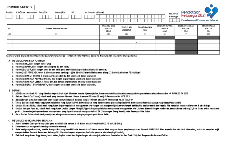 Contoh Pengisian Formulir PK21 | PDF