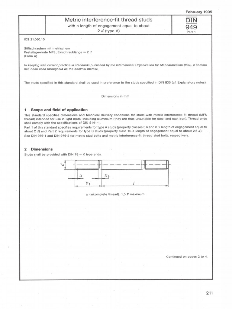 Din 949 | PDF