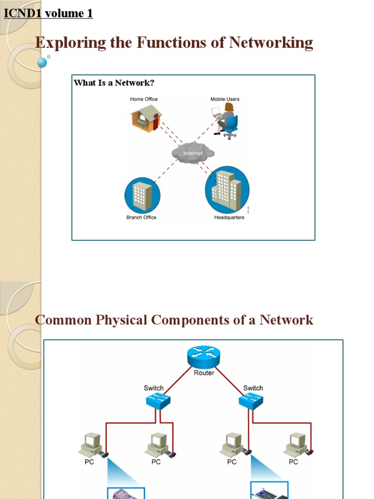 Exploring The Functions of Networking: What Is A Network? | PDF ...