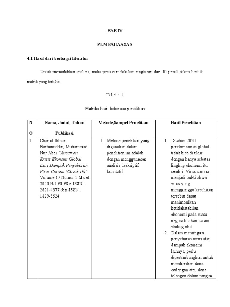 Bab 4 | PDF
