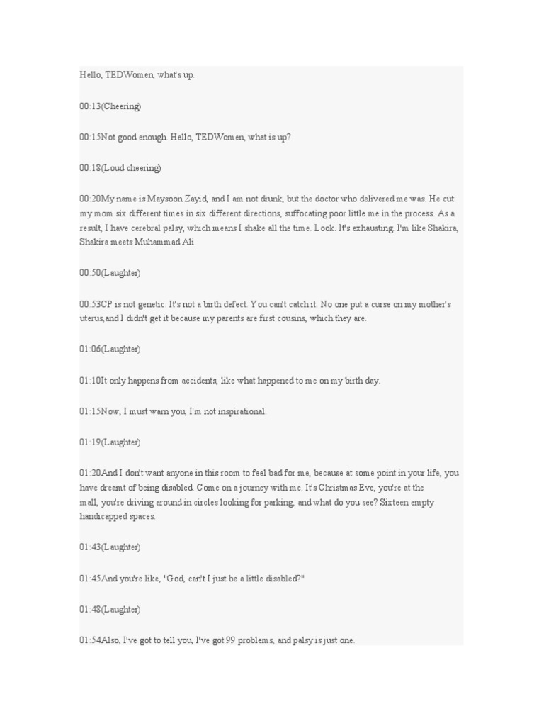 Ted-I Got 99 Problems Palsy Is Just One | PDF