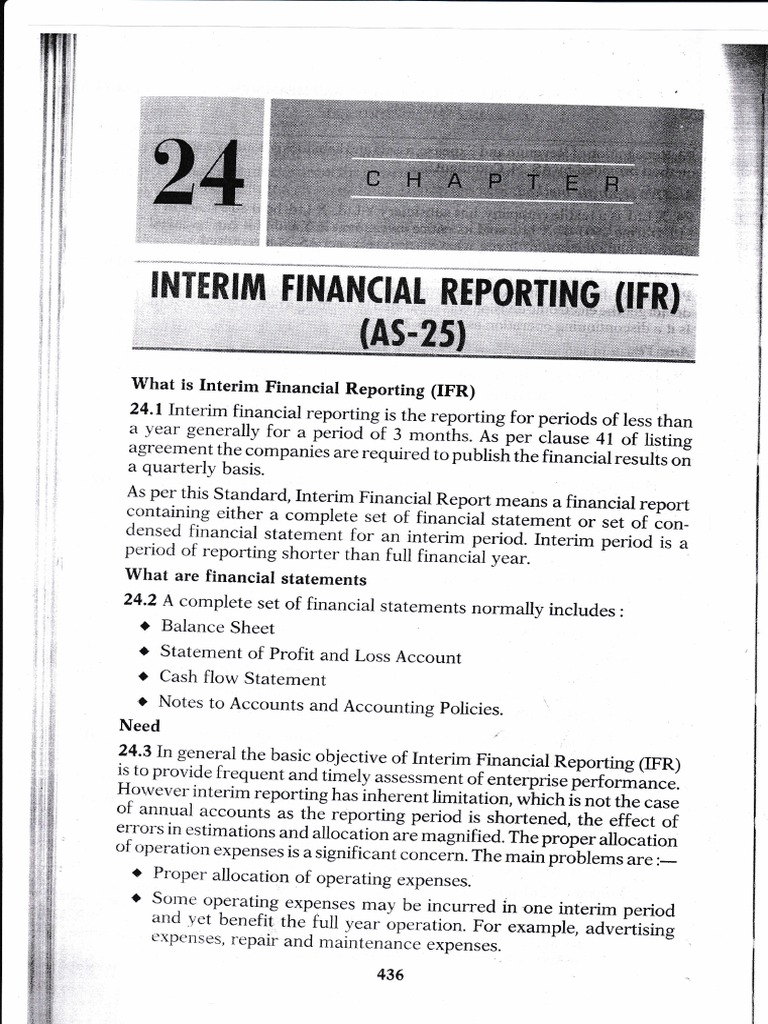 Interim Financial Reporting | PDF | Financial Statement | Income Statement