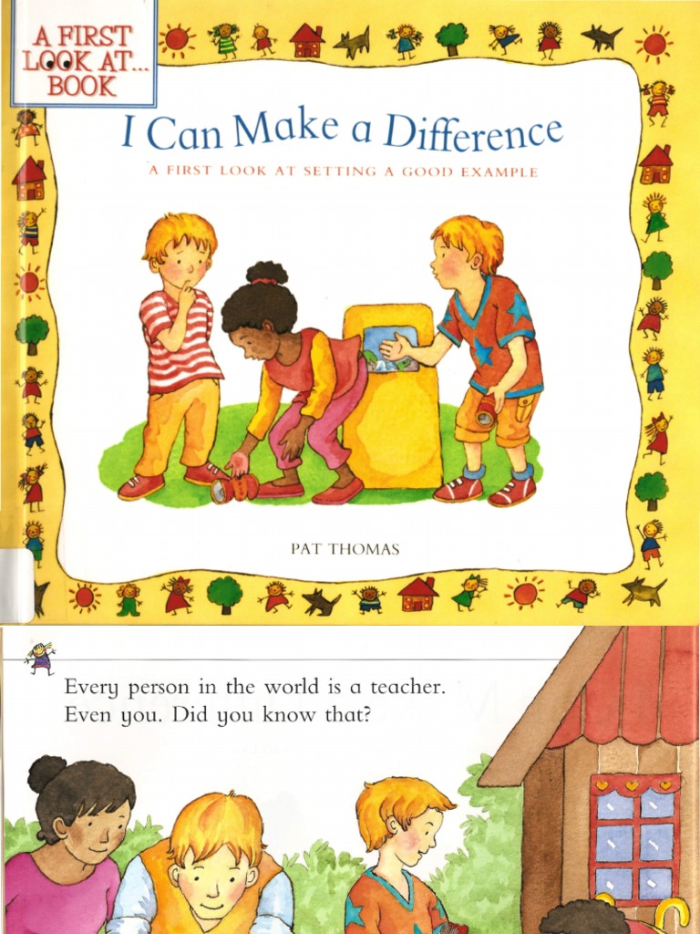 I Can Make A Difference | PDF | Child Development | Relationships