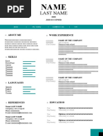 Yale SOM Resume Template | PDF | Titles | Educational Assessment And ...